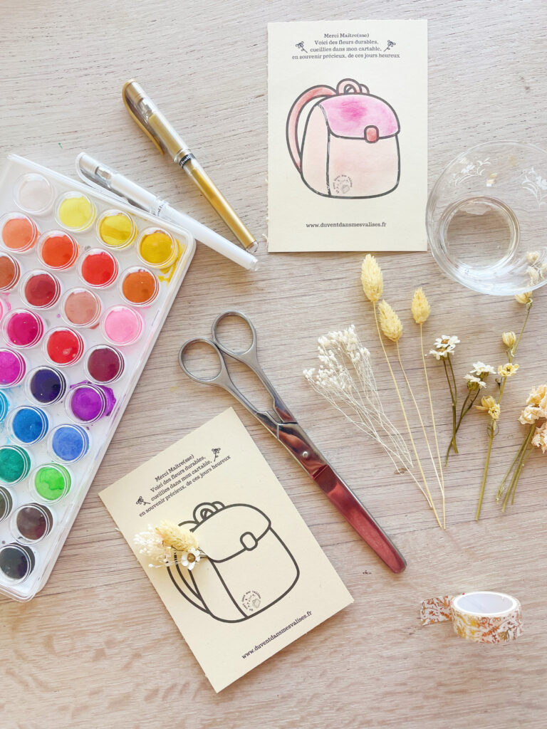 Le joli tuto de carte diy pour la fin d'année scolaire - du vent dans ...